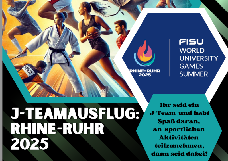 J-Teams erleben die FISU World University Games 2025 hautnah